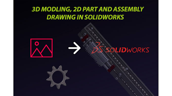 Do engineering 2d drawing 3d modeling technical drawings by Udc_cad ...