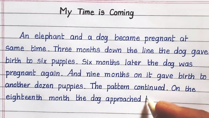 Handwrite anything for you in neat clear handwriting by Shaznabhanu ...