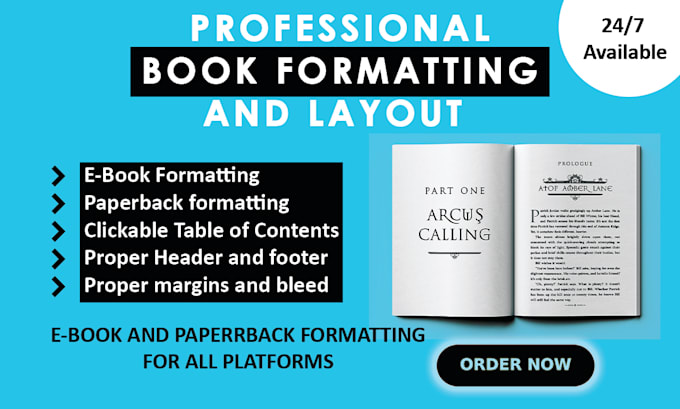 Do professional book formatting and layout of your book in 24 hrs by Design_erya | Fiverr