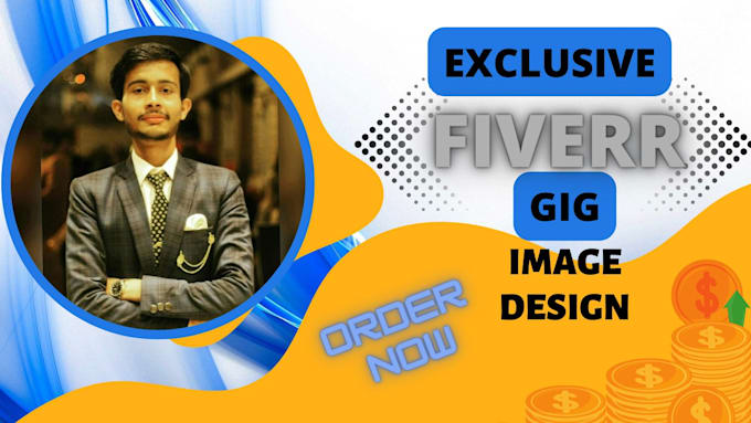 Design eyecatching fiverr gig image, thumbnail,workbook,template ...