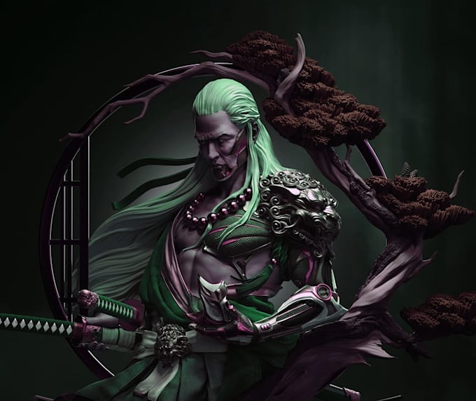 Draw dnd, nft, fan art character design and concept art by Bulbulsha1 ...