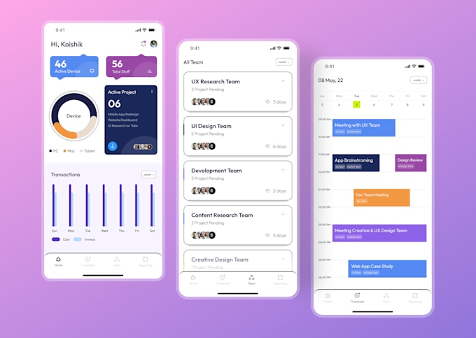 Design mobile app ui ux for ios and android in figma by Koishikahmed4 ...