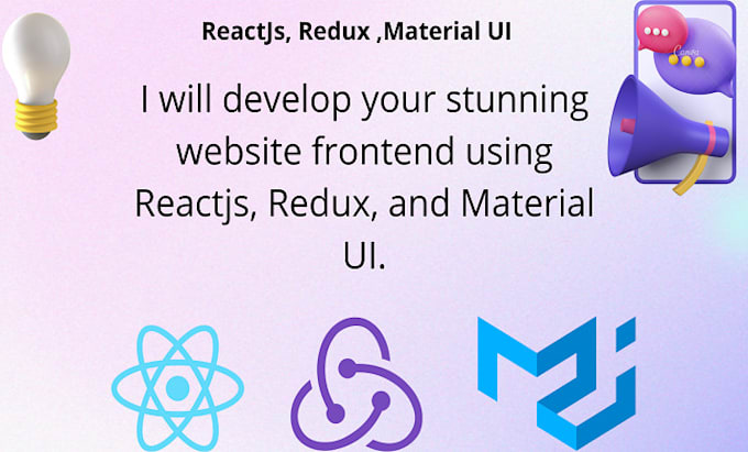 Create Website Frontend Using Reactjs Redux Material Ui By Mfaisal396