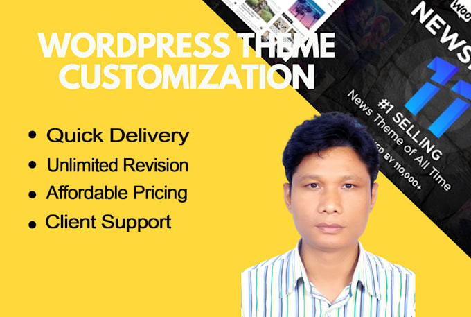 Create, fix, and customize your wordpress website by Nfchiran | Fiverr