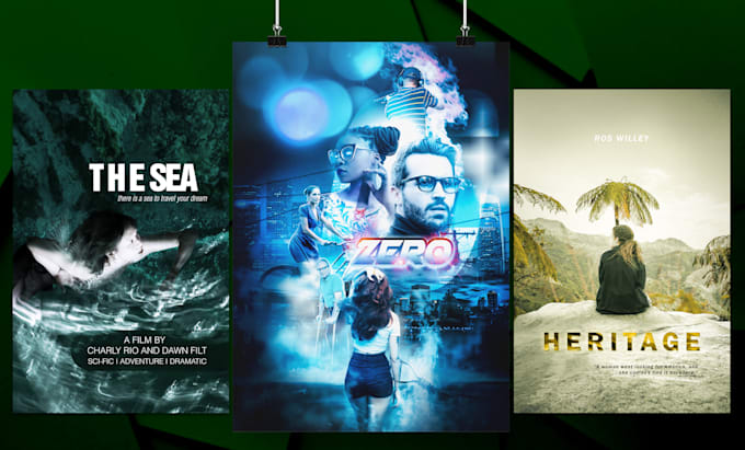 Make creative movie poster design, film poster by Udarasisikalum | Fiverr