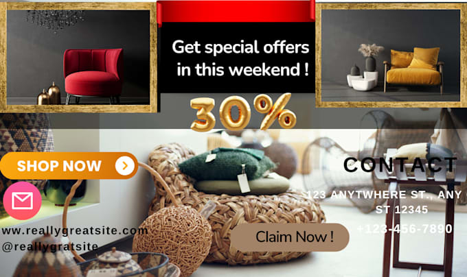 Do awesome looking web banner, flyer, fb ads and cover by ...