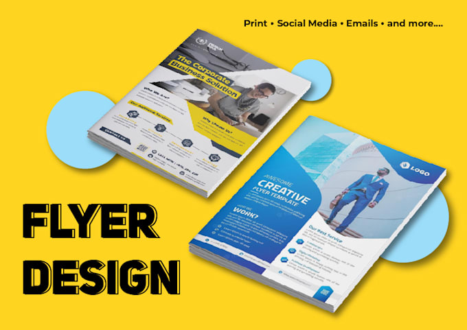 Create a one page full colour flyer design by Carolinwidjaja | Fiverr