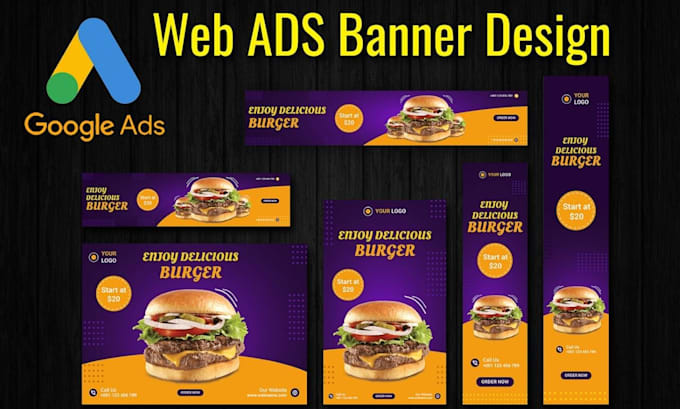 Design modern html5 banner ads animated google banner ads by ...