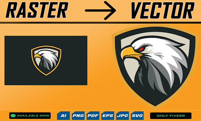 Do vector tracing, trace, redraw, convert logo to vector by Creative ...