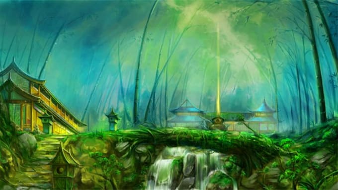 Do fantasy dnd background, landscape and environment art by ...