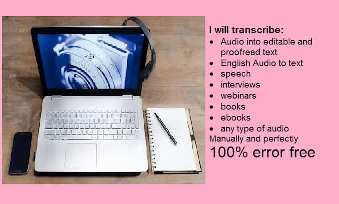 Transcribe any audio to text manually and accurately by Fanoobaashir ...