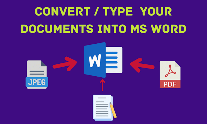 Convert or type your documents into a ms word or printable pdf by ...