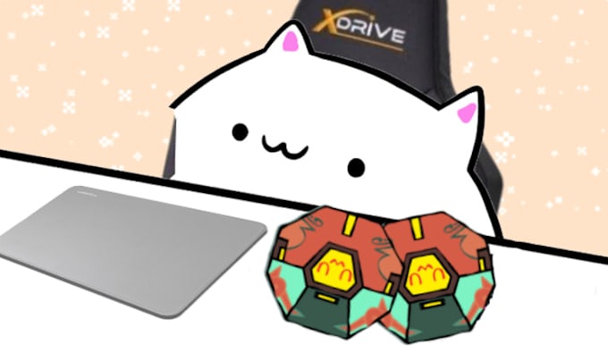 Custom bongo cat desing by Maceraavokadosu | Fiverr