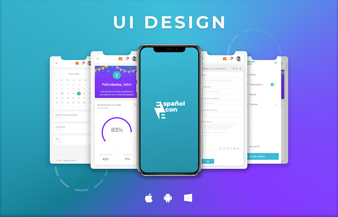 Create a unique ui design for your website or mobile app by Rdaviezer ...