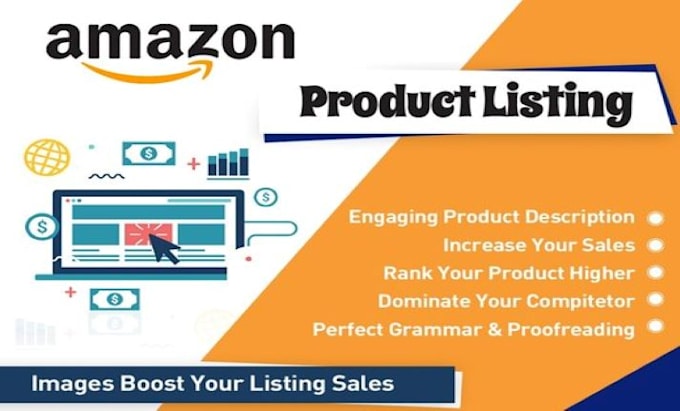 Write top notch, neat and high quality amazon listing, description and ... Write top notch, neat and high quality amazon listing, description and ...