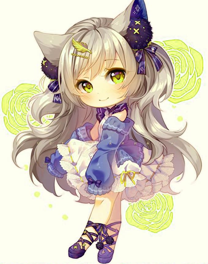 Do cute chibi art illustration by Mamirdoy | Fiverr