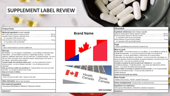 Review your supplement label for health canada compliance by Vitaphyta ...