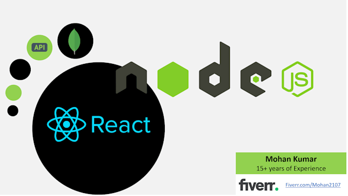 Work with node js and react js development by Mohan2107 | Fiverr
