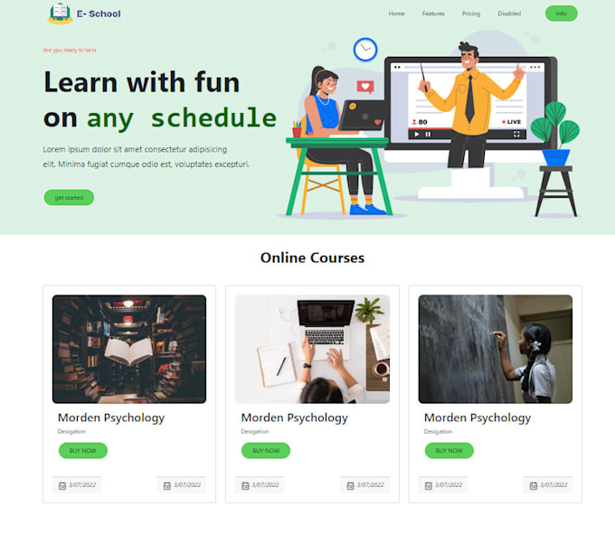 Be Your Frontend Web Developer In Html Css And Javascript By