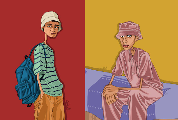 Create a street style character portrait of you by Jkapostol | Fiverr