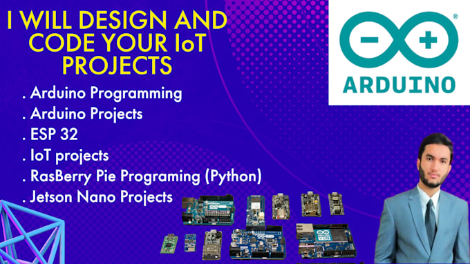 Do your arduino esp32 rasberry pi and iot projects by Dexco1 | Fiverr