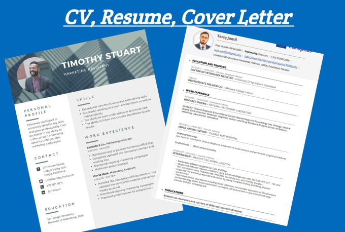 Write, rewrite, and edit your resume, cv and cover letter by ...