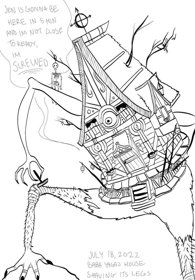 Create an ignorant style illustration based on your unique prompt by ...