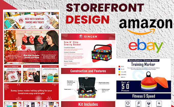 Create amazon storefront design for your brand store by Shahrozrehan16 ...