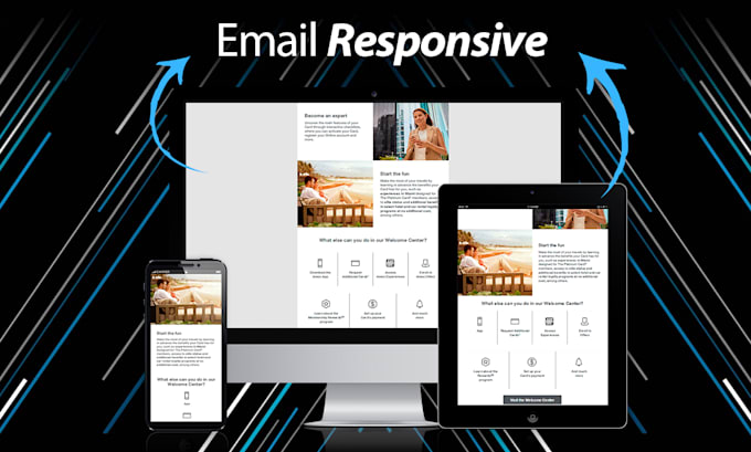 Convert your email design into responsive html css by Nolimits_design ...