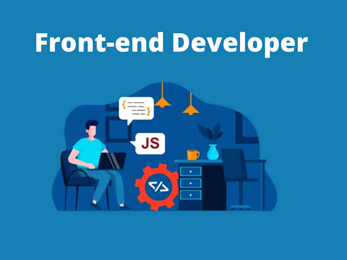 Create front end development using html css javascript bootstrap by ...