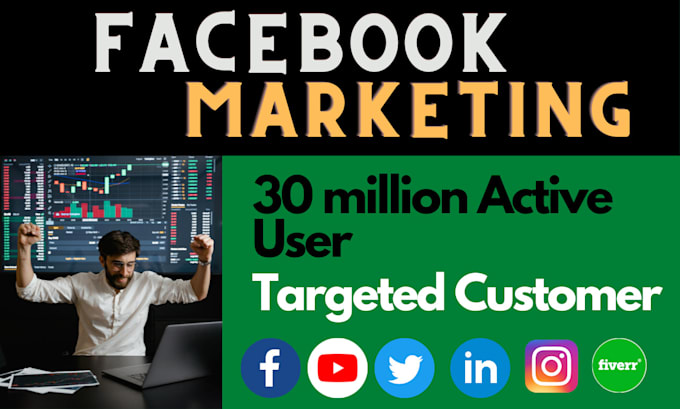 Do facebook marketing for your business 30m target people by promote by ...