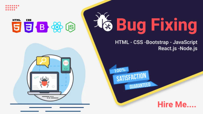 Fix Errors In Your Html Css Javascript And React Js File By Talatsiddiqu378 Fiverr
