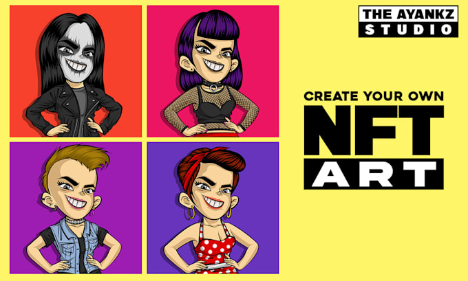 Create an awesome nft character with traits by The_ayankz | Fiverr