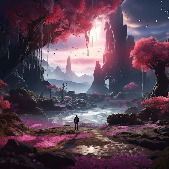 Create environment concept art by Marlngndra | Fiverr