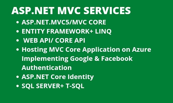 Help using c sharp dot net and dot net core in web and desktop apps by Devkhalidahmed | Fiverr