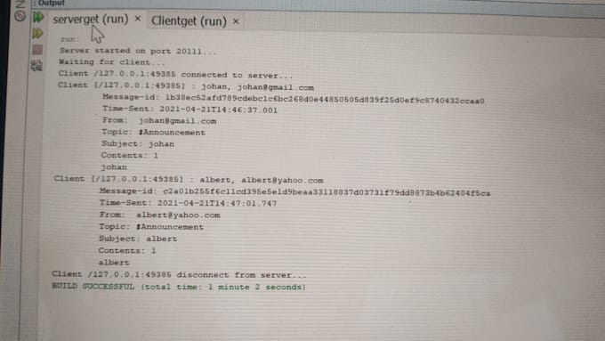 Do Project Related To Socket Programming In Java Python Cpp By