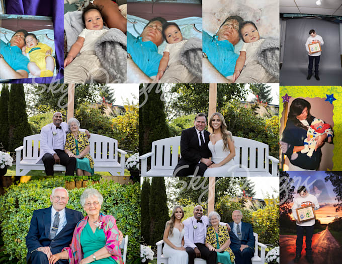Merge photos together to create a new memory by Skydesigns21 | Fiverr