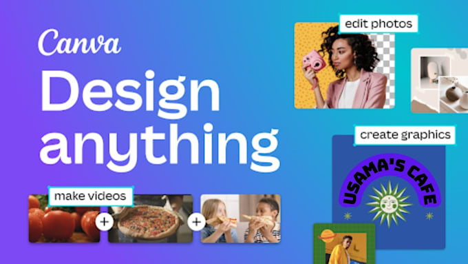 Design anything in canva by Usamaay | Fiverr