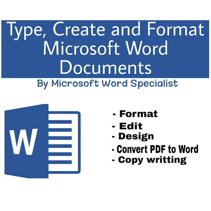 Type and format your microsoft word documents by Imaneelghayati | Fiverr