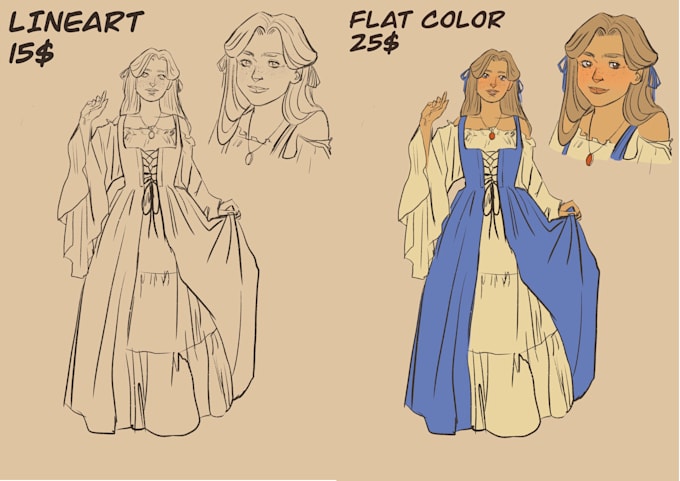 Draw your oc in a original and amazing way by Violetdraw | Fiverr