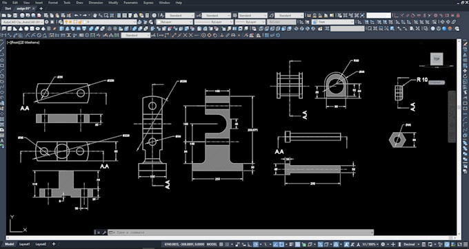 Design and convert anything in autocad 2d and 3d by Armdesigning | Fiverr