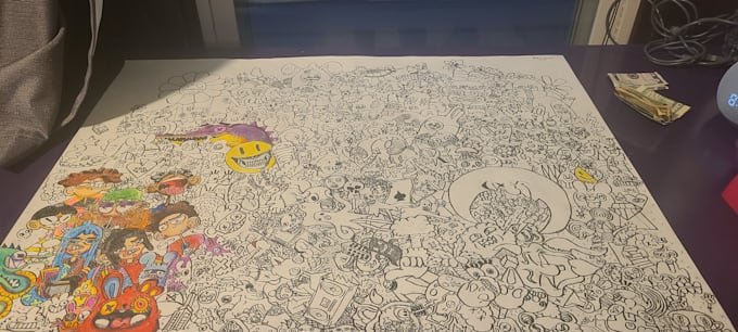 Draw you characters all doodled together by Robertgustavo | Fiverr