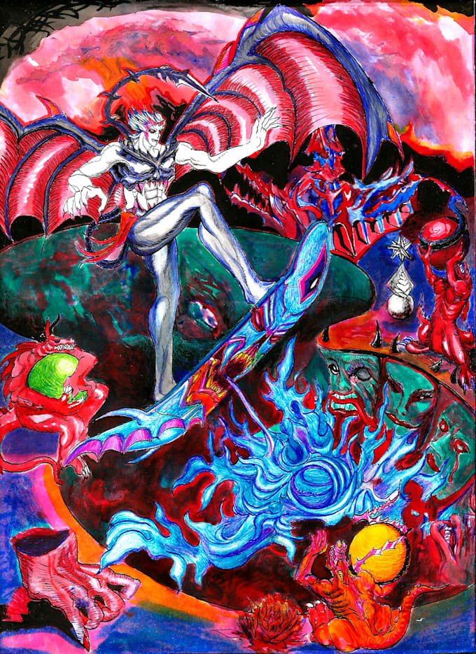 Draw anything, concept art of new worlds and development of characters ...