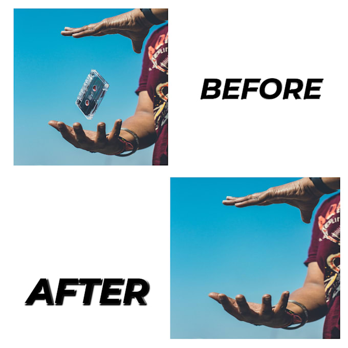 Remove objects and any thing from your photo by Pradip_kb | Fiverr