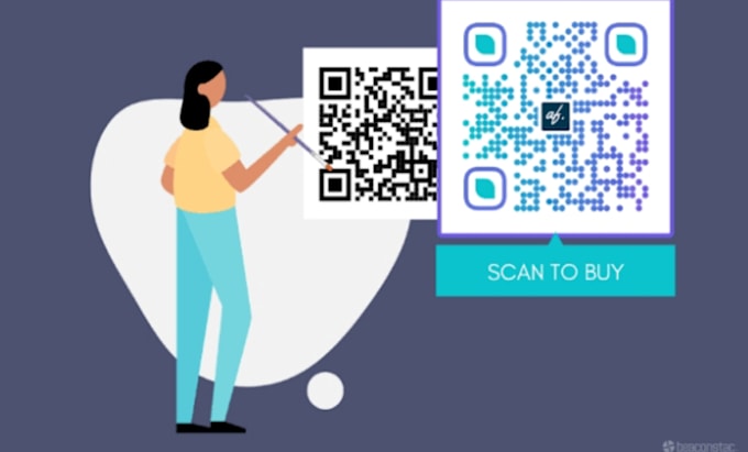 Create a qr code for your company and business by Shokatali538 | Fiverr