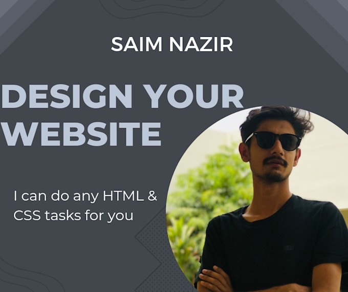 Do html and css tasks like website design by Saimnazir627 | Fiverr