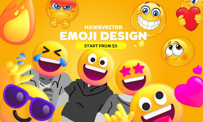 Creative custom emoji, emote or animated emoji for you by Hawkvector ...