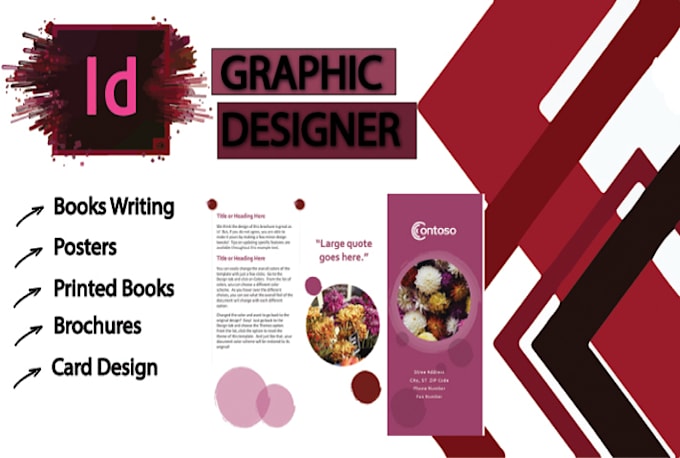 Design any project in adobe indesign by Manahildesigne | Fiverr