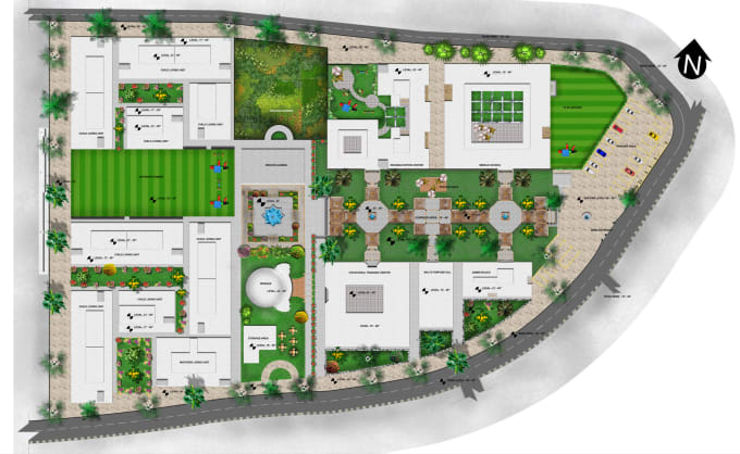 Render your next urban master plan with details by Jawharshah | Fiverr