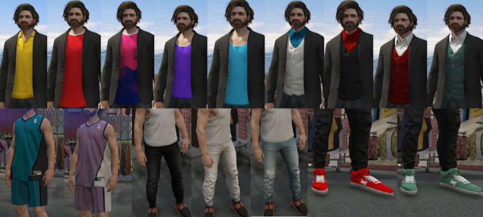 Create custom clothing pieces or pack for your fivem server by Fivempro ...